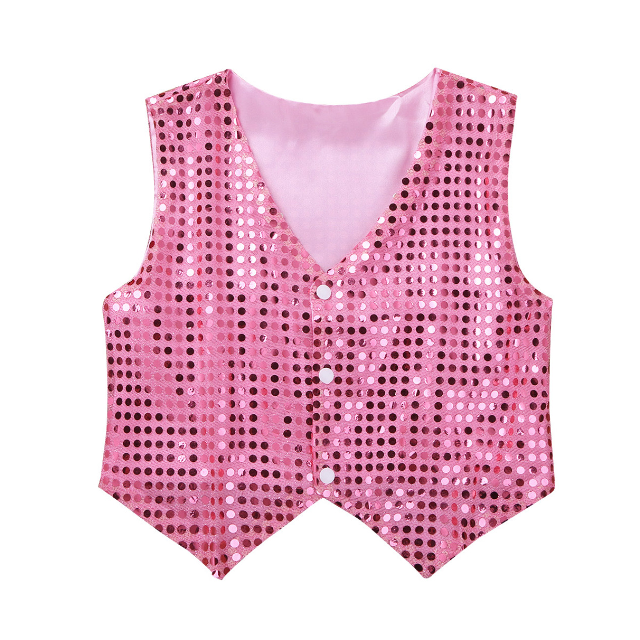 JanJean Kids Boys Glittery Sequined Vest Waistcoat Hip-hop Choir Jazz ...
