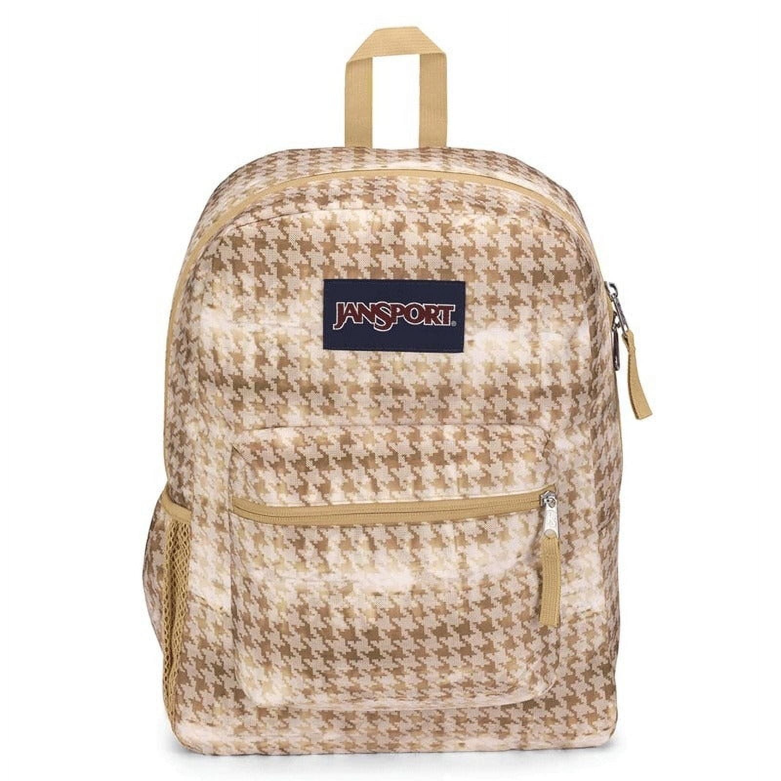 JanSport Backpack Cross Town Batik Houndstooth Gold - Walmart.com