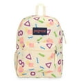 JanSport Backpack, Cross Town Black, Memphis Mood Neon, Utility Pocket ...