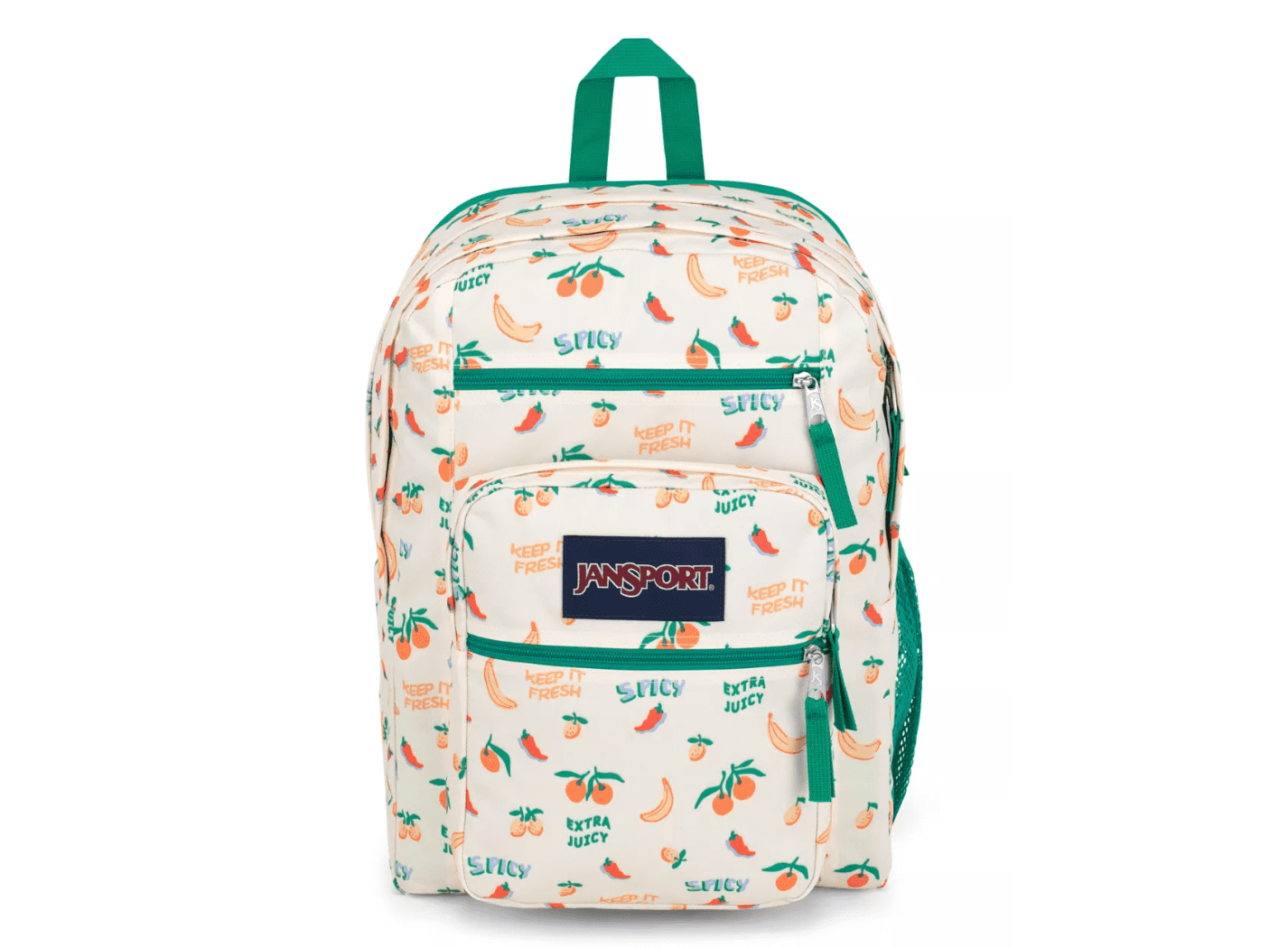 JanSport Big Student Backpack With 15” Laptop Pocket-Five A Day Cream ...