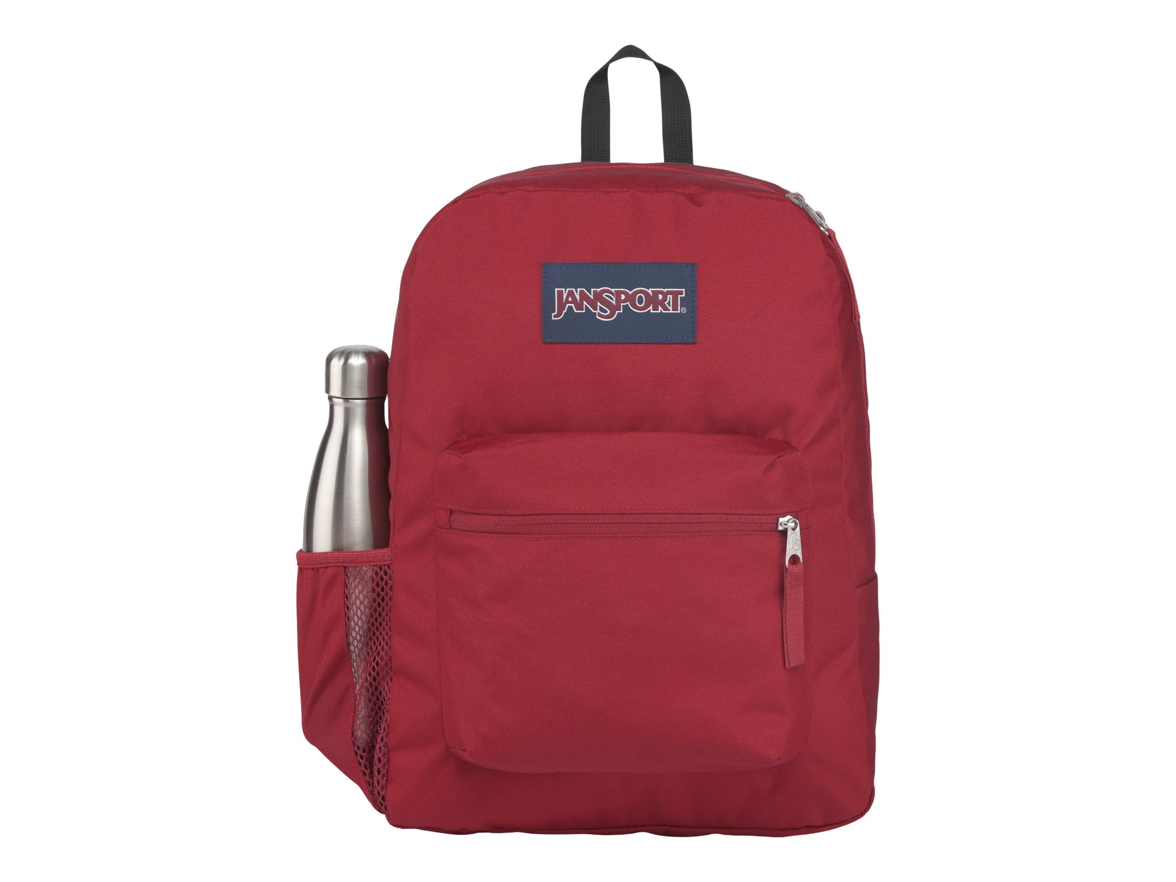 JanSport Cross Town 100% Authentic School Backpack Viking Red - Walmart.com