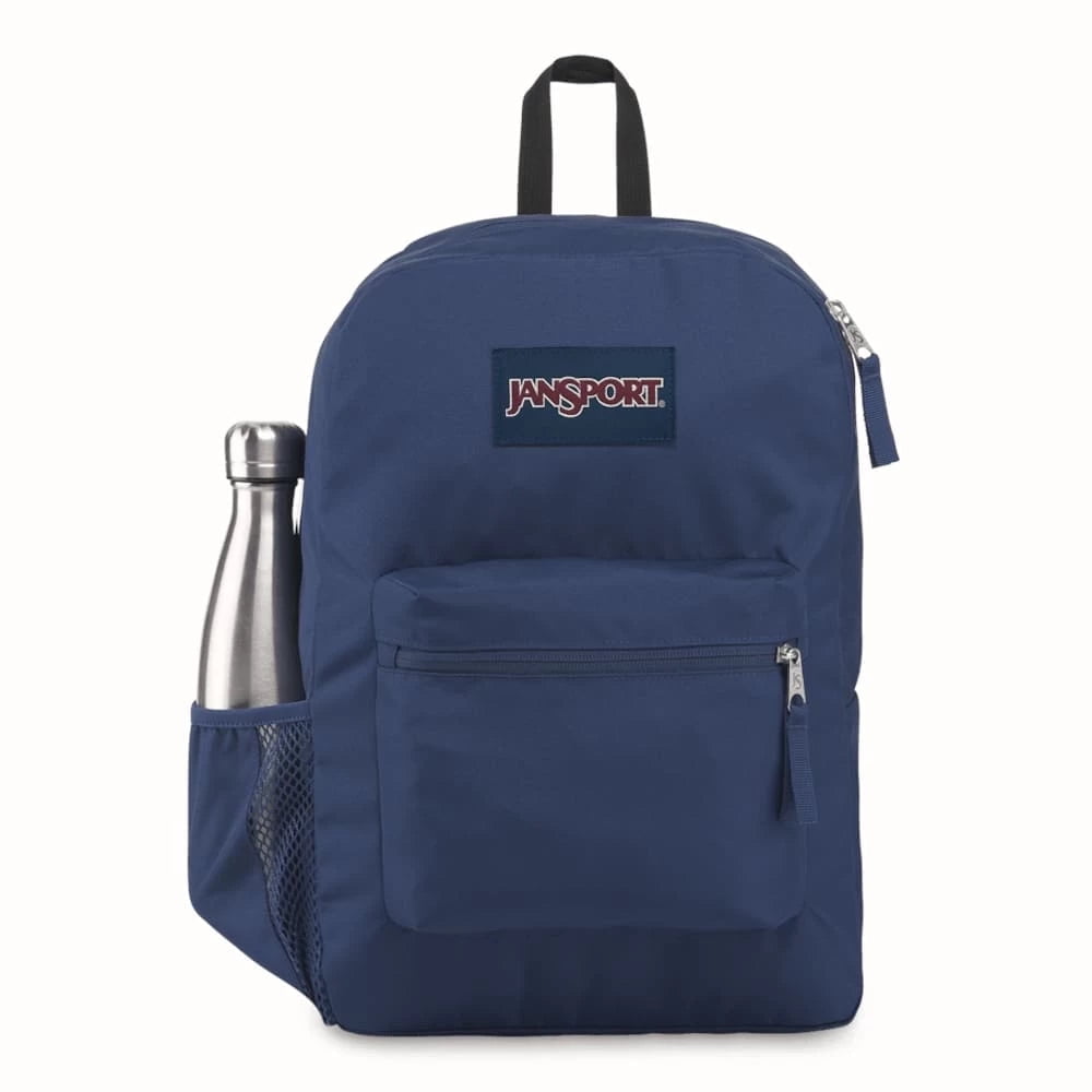 JanSport Cross Town Navy Blue School Backpack, Space Book Bag - Walmart.com