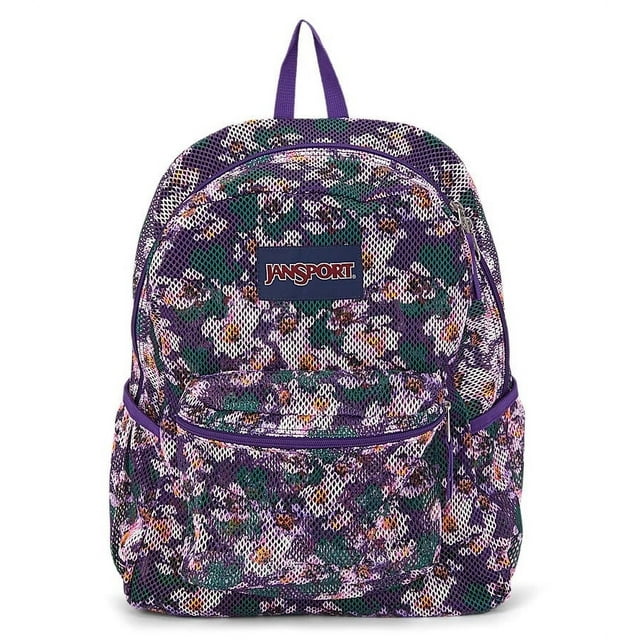 JanSport ECO Mesh Pack Purple Petals Backpack - Walmart.com