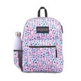 JanSport Unisex Cross Town Backpack School Bag Multi-Color Leopard Dots ...