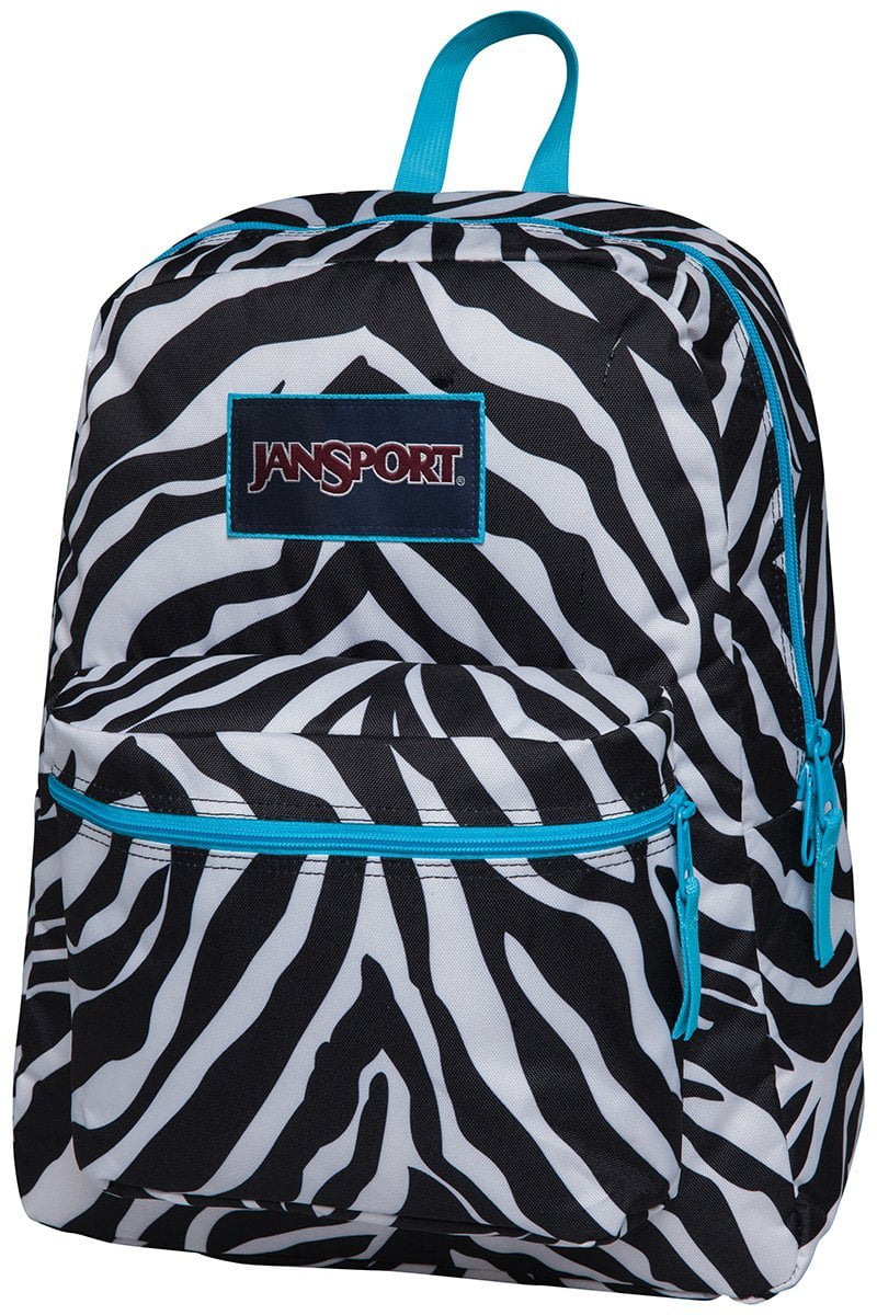 JanSport Unisex JCP Superbreak School Backpack, Misszebra/Blue ...
