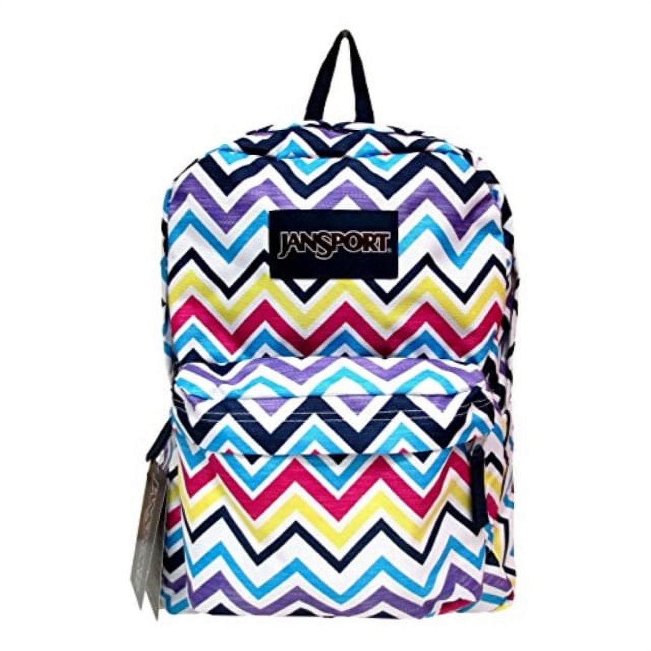 jansport superbreak backpack! (multi saucy chevron) - Walmart.com