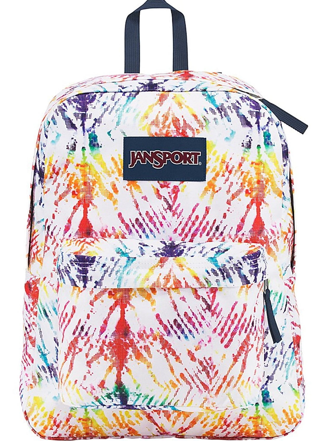 JanSport Superbreak Durable Backpack, Rainbow Tie Dye, JS00T50134Q with ...
