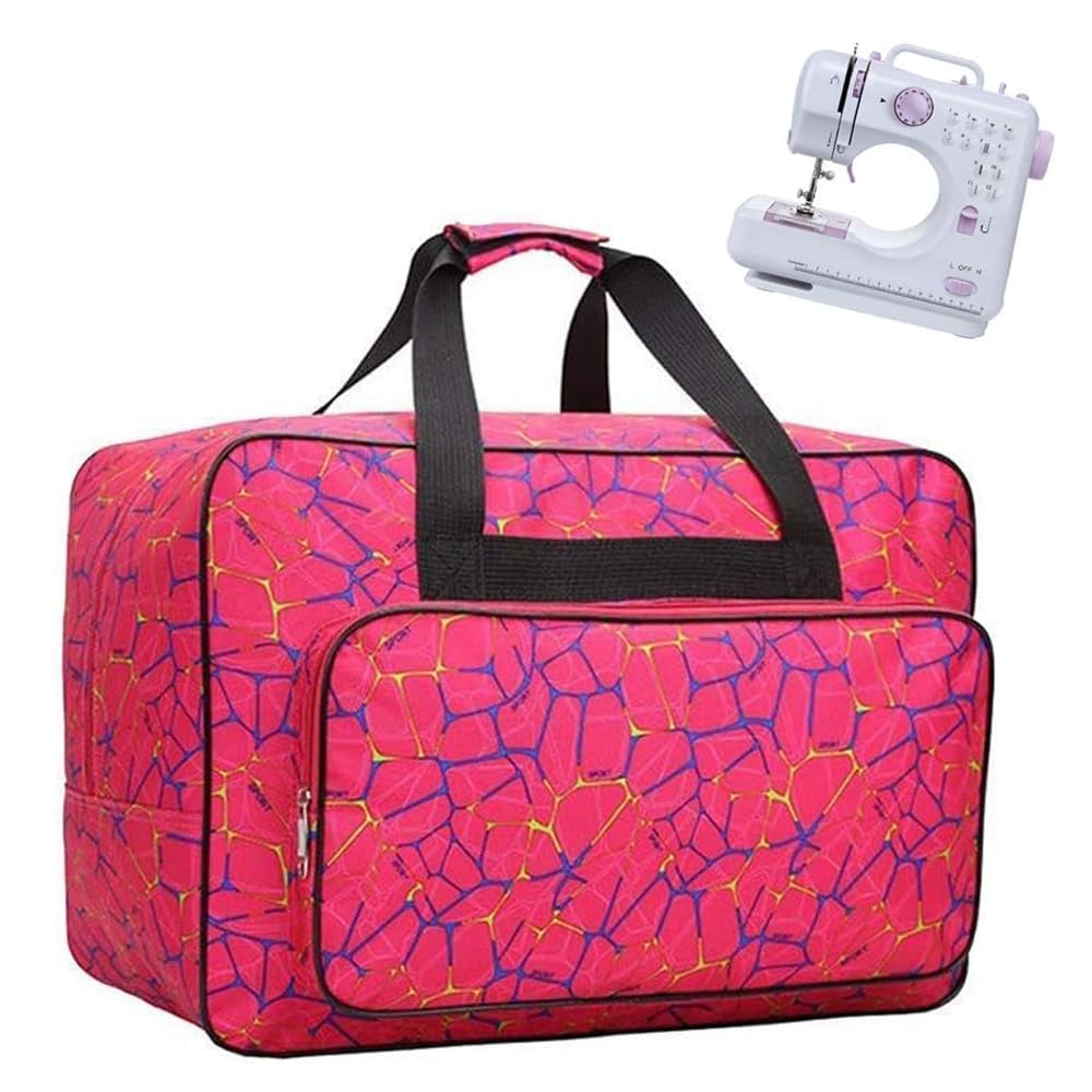 JanTeelGO Sewing Machine Carrying Case Tote Bag, Nylon Carry Bag ...