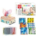 JanYoo Baby Tissue Box Toy,Montessori Toys 6 to 12 Months Magic Tissue ...