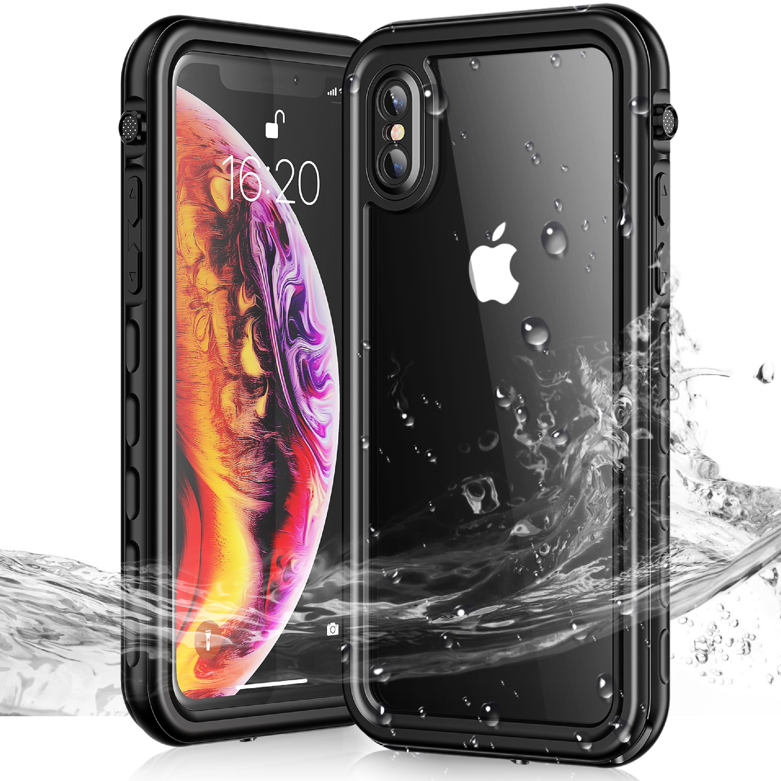 Janazan for Apple iPhone X iPhone Xs Clear Waterproof Protective Case ...