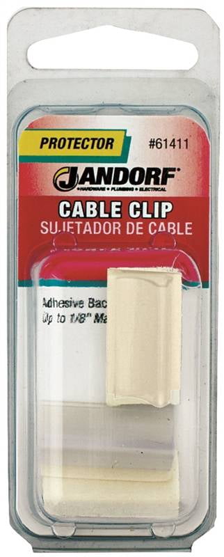 Jandorf Specialty Hardw Cable Clip Adhesive 18 In 61411 - Walmart.com