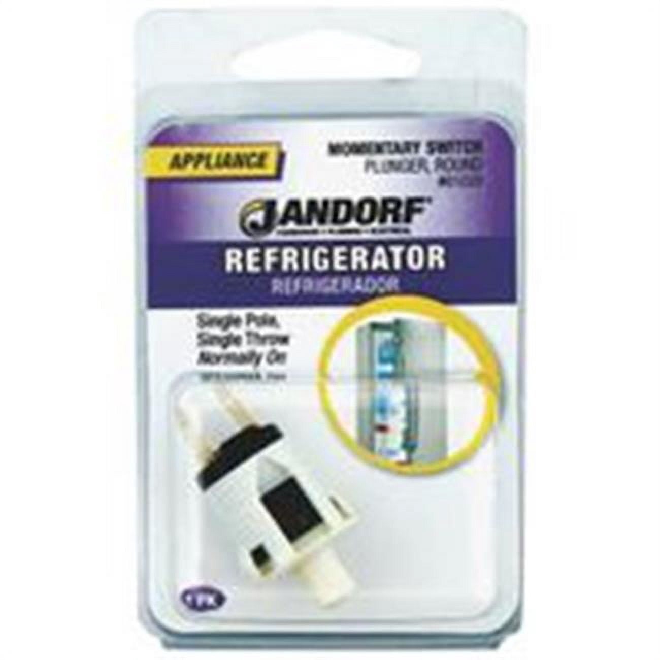 Jandorf 1 amps Single Pole Momentary Appliance Switch White 1 pk ...