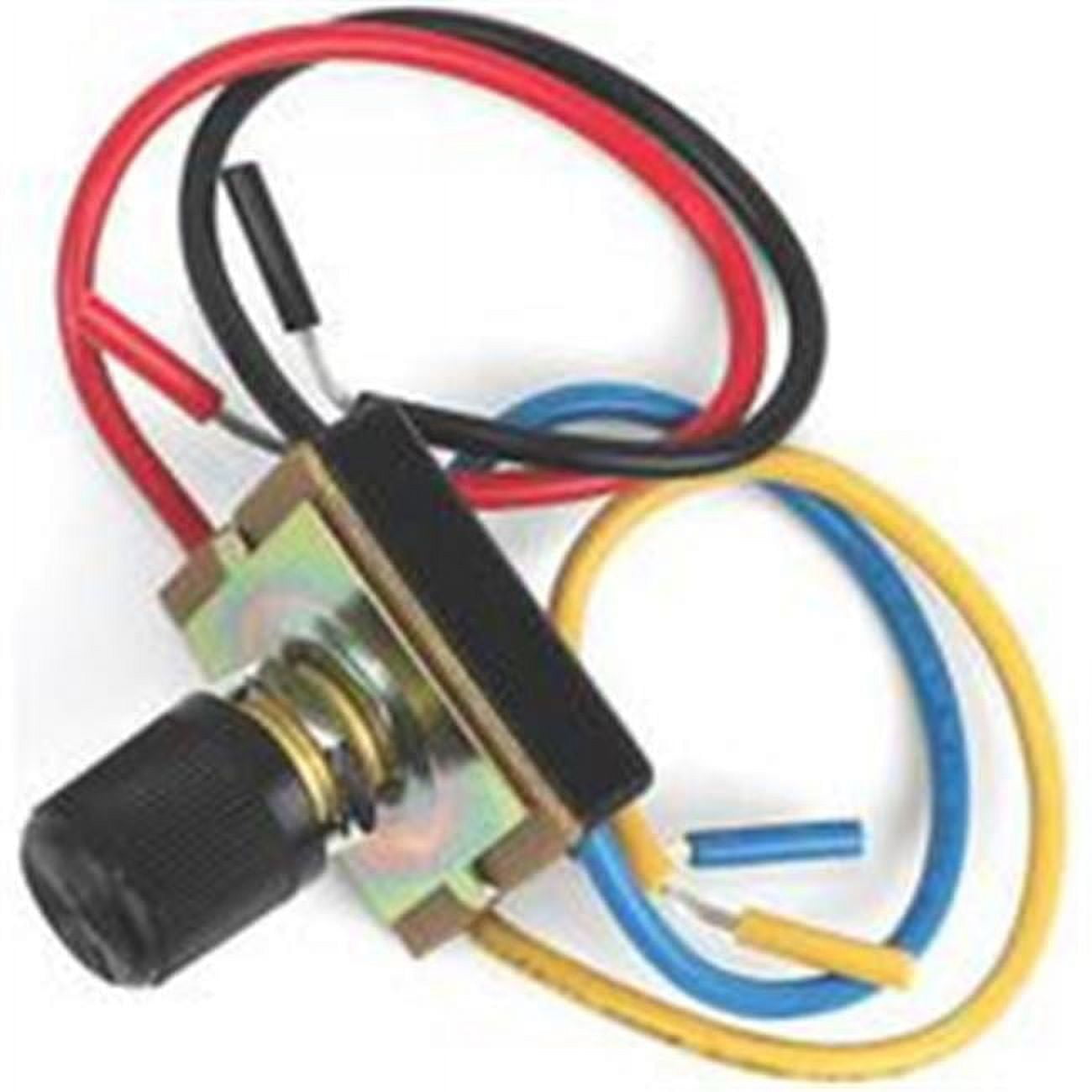 Jandorf 13 amps Single Pole Rotary Appliance Switch Black/Silver 1 pk ...