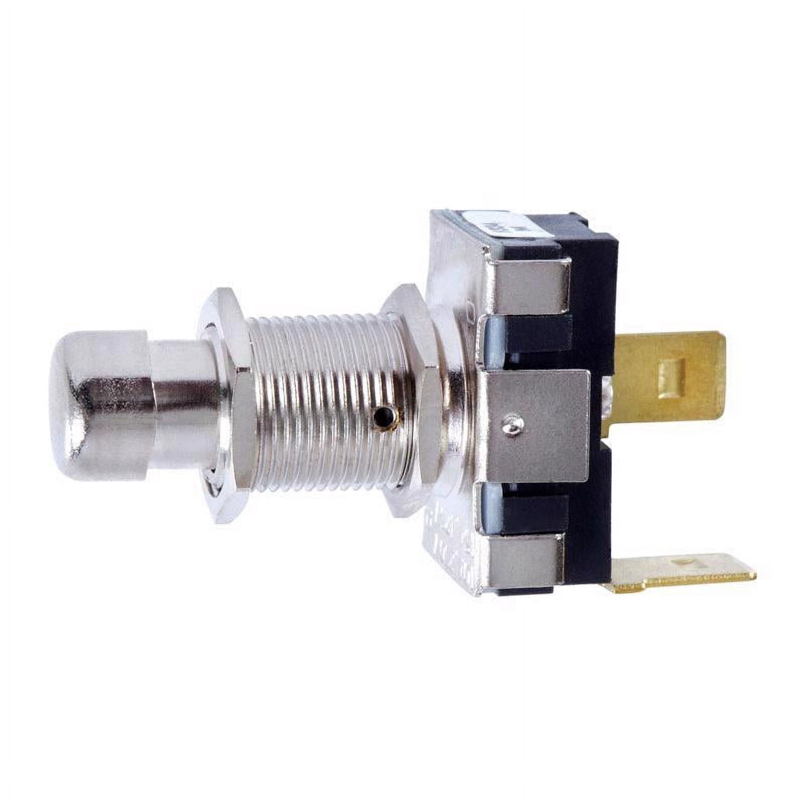 Jandorf 15 amps Single Pole Push Button Power Tool Switch Silver 1 pk ...