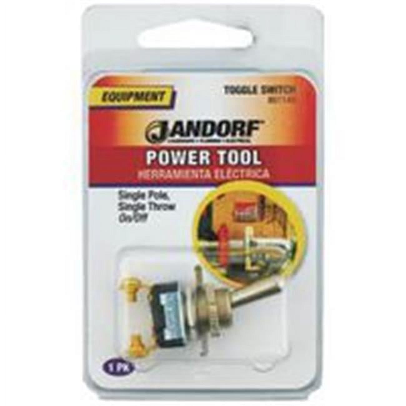 Jandorf 15 amps Single Pole Toggle Power Tool Switch Silver 1 pk ...