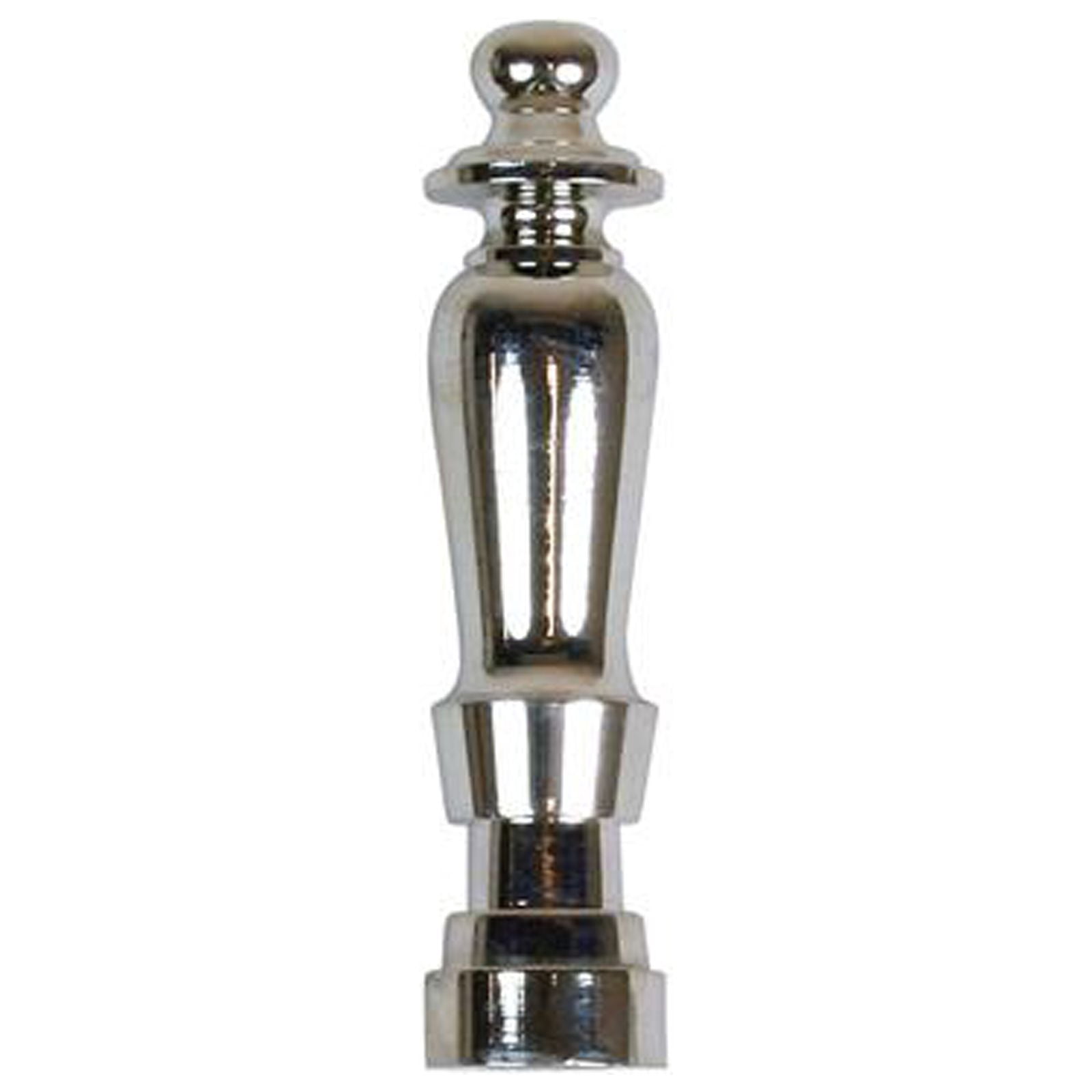 Jandorf 60101 Lamp Finial, Spindle, Nickel Finish, 2-In. - Quantity 6 ...