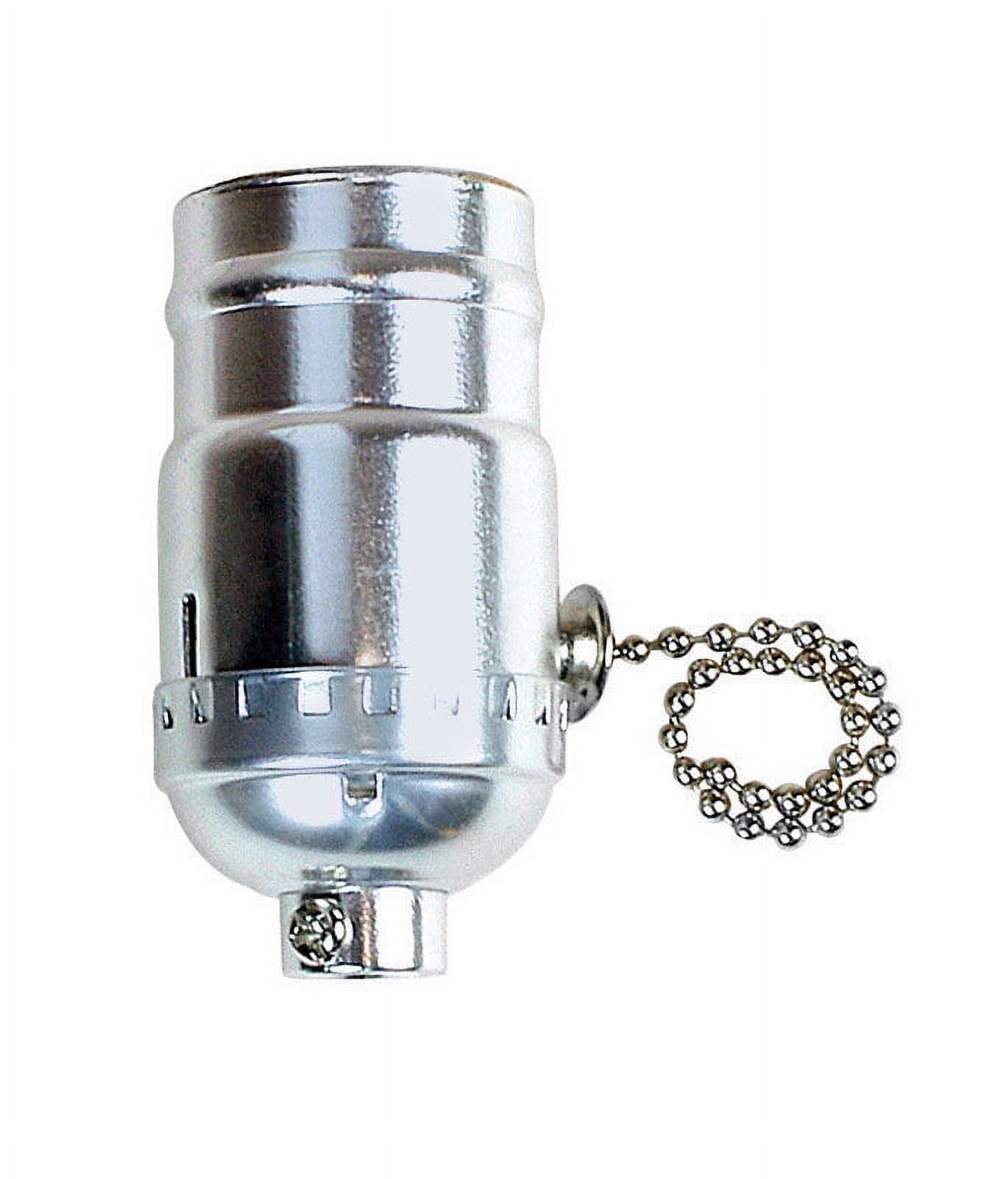Jandorf 60405 Lamp Socket Pull Chain, Nickel - Walmart.com