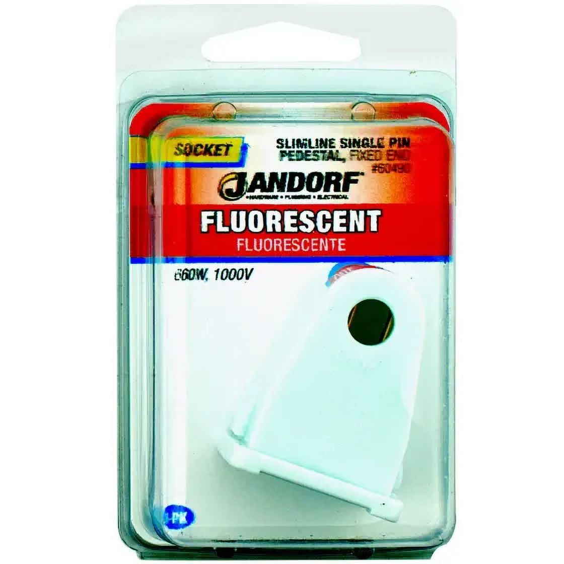 Jandorf 60490 Socket Fluorescent Single Pin Pedestal - Walmart.com