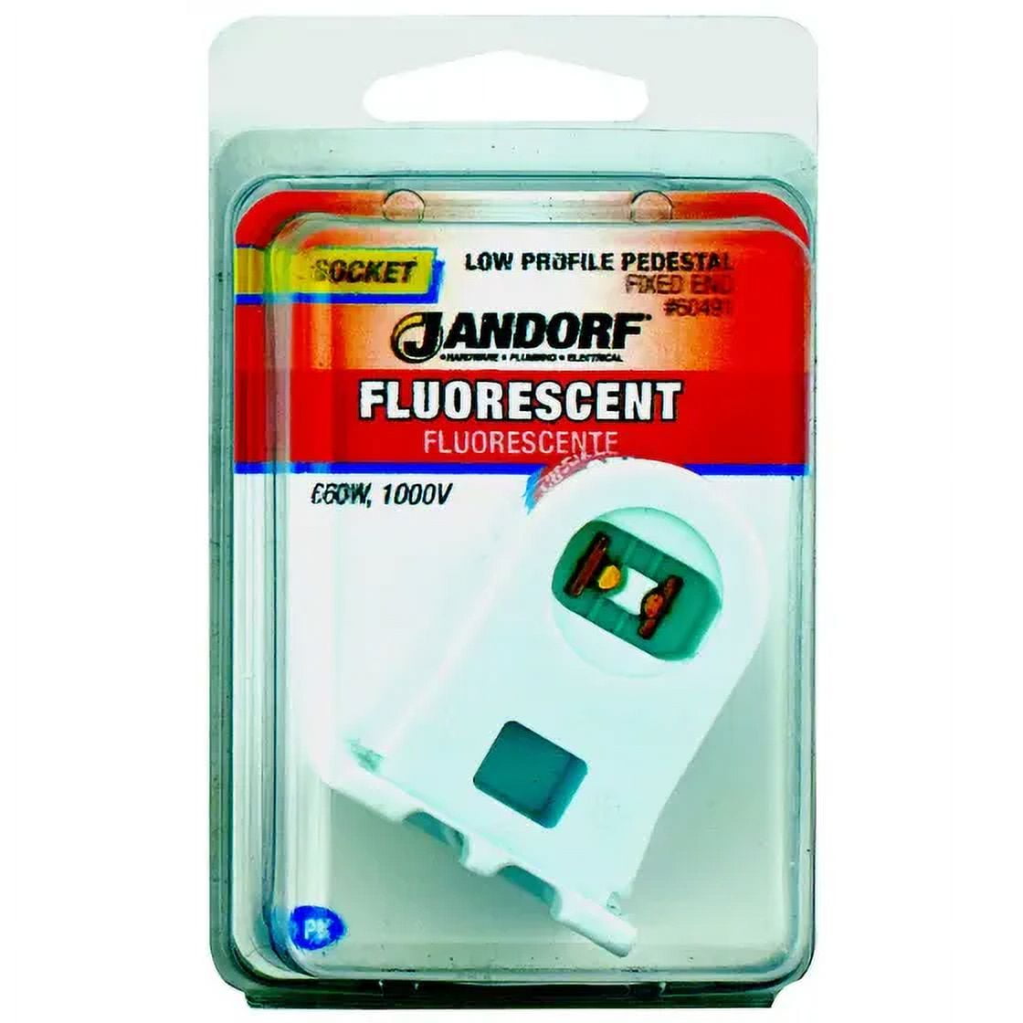 Jandorf 60491 Socket Fluorescent Fixed End, Each - Walmart.com