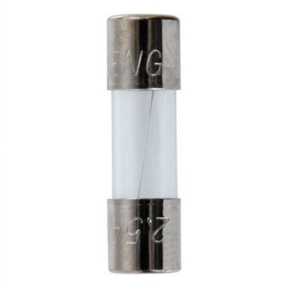 Jandorf 60645 AGW Fast Acting Glass Tube Fuse, 2.5 Amp, 1/4" x 7/8 ...