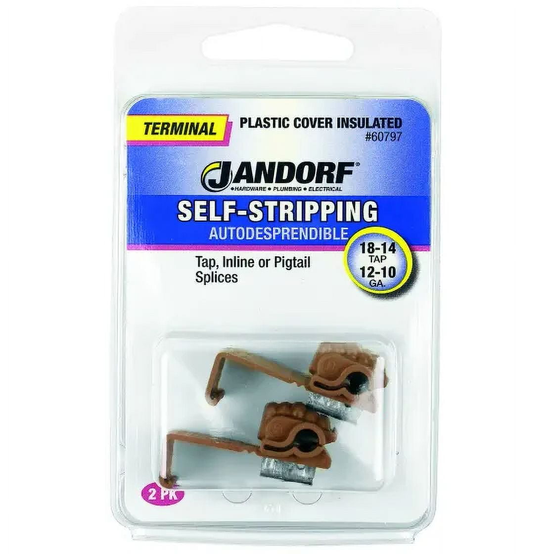 Jandorf 60797 Terminal Wire Tap Splices Self Stripping Insulated ...