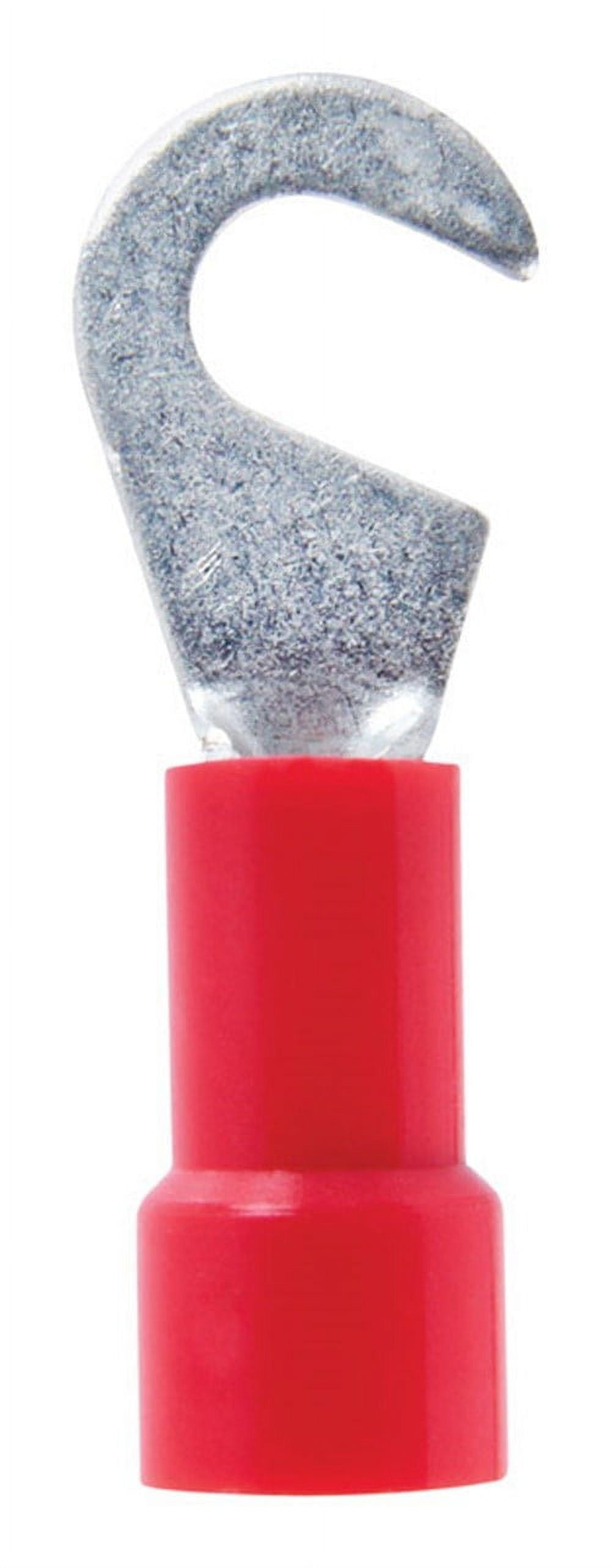 Jandorf 22-18 Ga. Insulated Wire Terminal Hook Red 5 pk - Walmart.com
