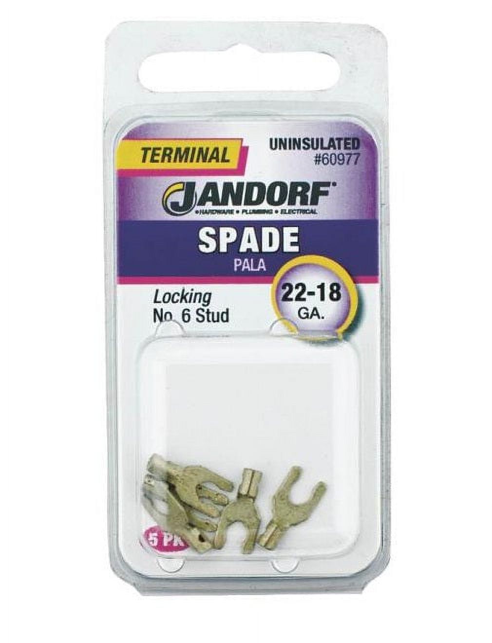 Jandorf 60977 Uninsulated Spade Locking Terminal, Cd/5, Each - Walmart.com
