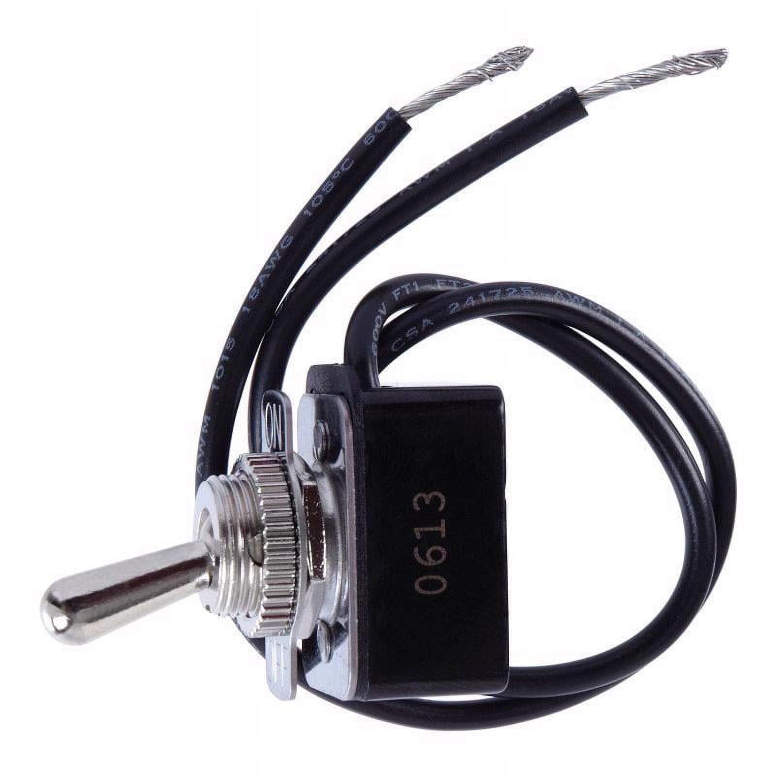 3468782 TOGGL SWITCH 4A 2 WIRE Jandorf 8 amps Single Pole Toggle Power Tool Switch Silver (Pack ...