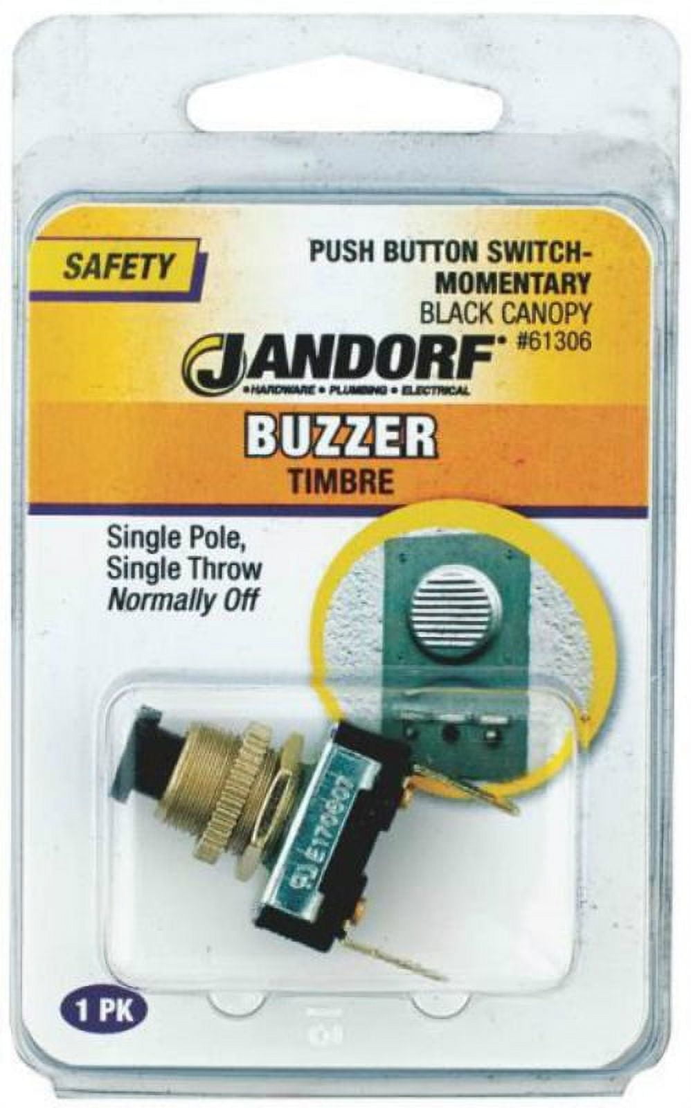 Jandorf 61306 Push Button SPST Momentary Switch, 3 Amp, Each - Walmart.com Jandorf 61306 Push Button SPST Momentary Switch, 3 Amp, Each - Walmart.com