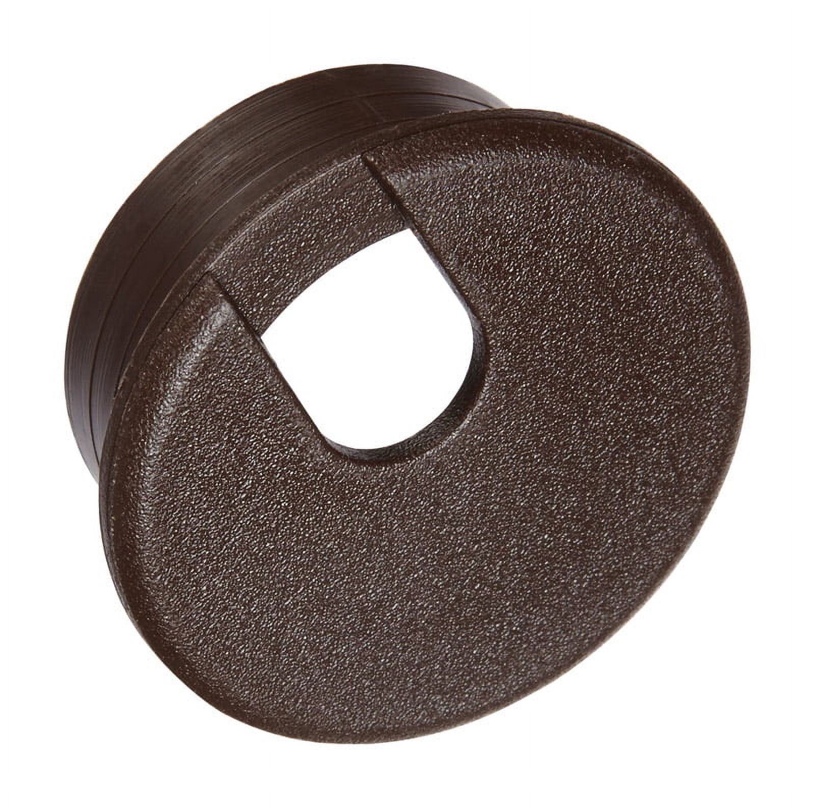 Jandorf 61611 Desk Grommet, 1-1/2 in Dia Cable, Polystyrene, Walnut ...