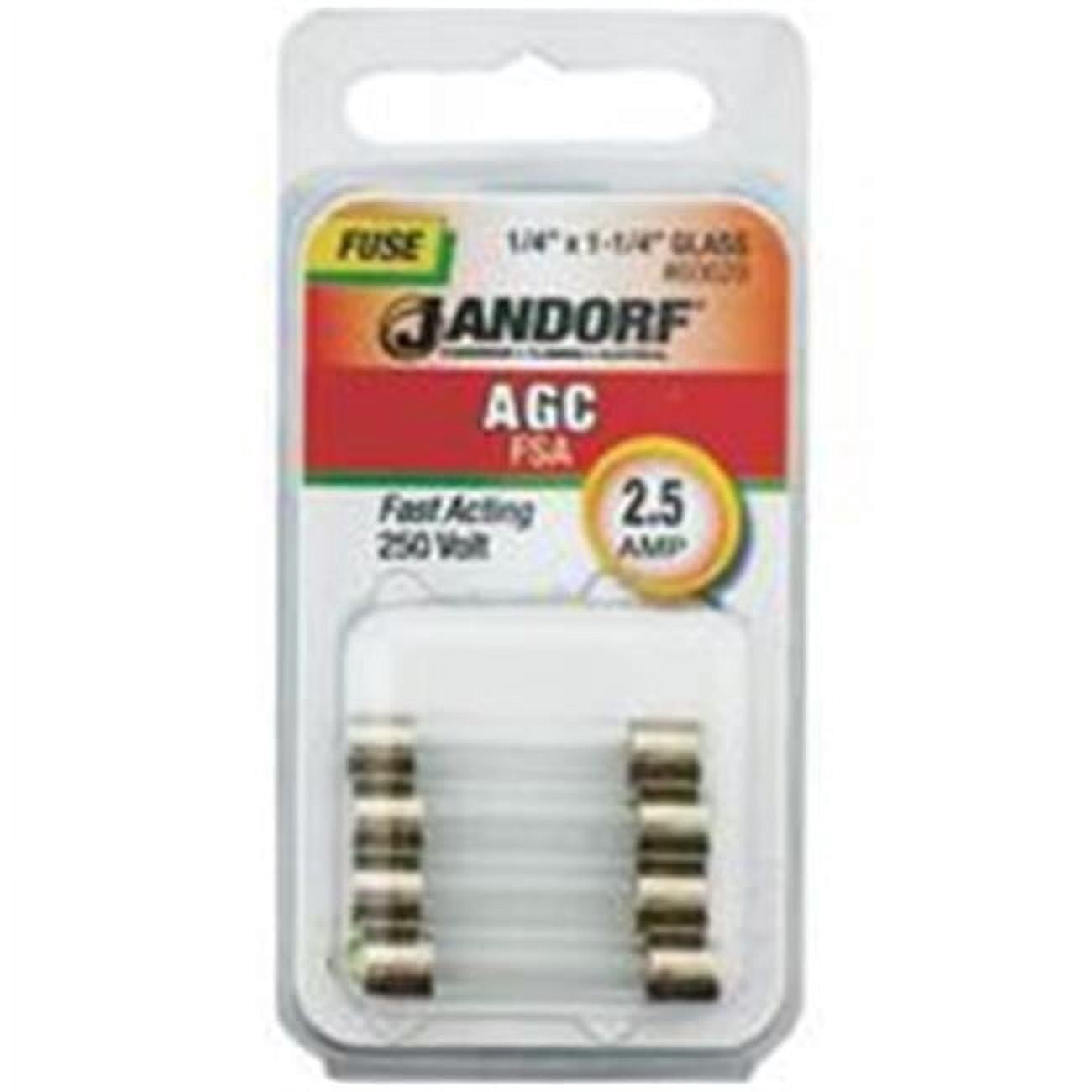 Jandorf Specialty Hardw Fuse Agc 2.5A Fast Acting 60629 - Walmart.com