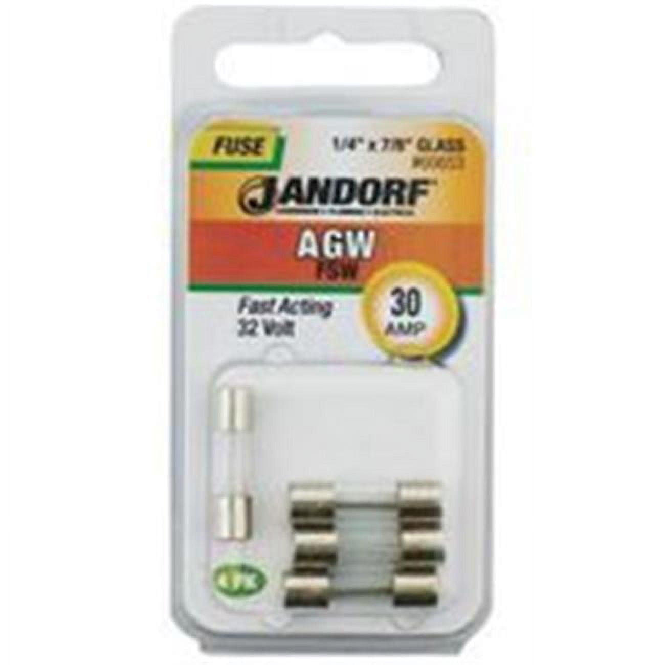 Jandorf Specialty Hardw Fuse Agw 30A Fast Acting 60653 - Walmart.com