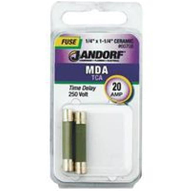 Jandorf Specialty Hardw Fuse Mda 20A Time Delay 60708 - Walmart.com