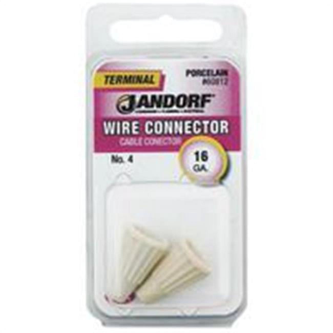 Jandorf 16 Ga. Insulated Wire Terminal Connectors White 2 pk - Walmart.com