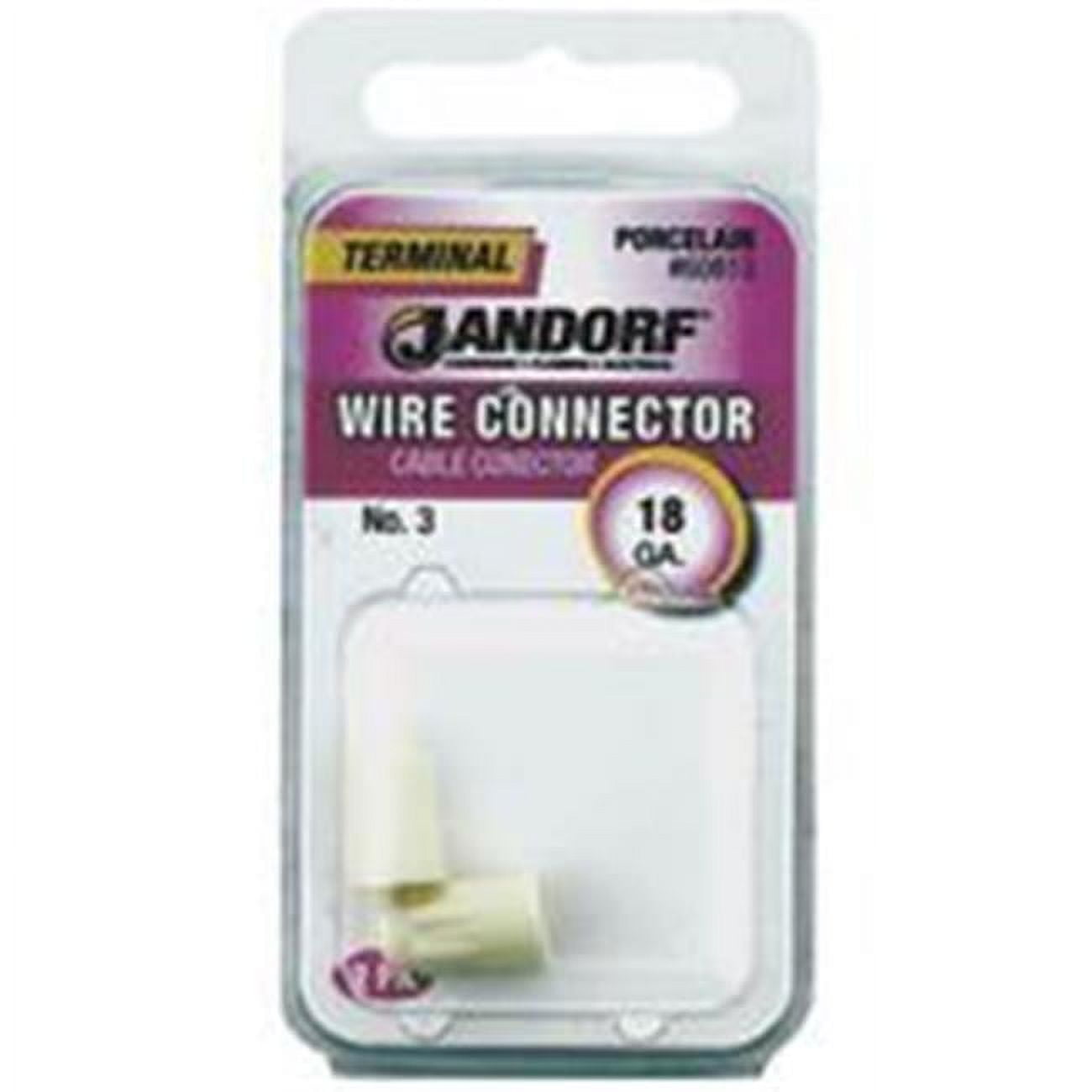Jandorf Specialty Hardw Term Wire Cnctr 18 Porc N3 60813 - Walmart.com