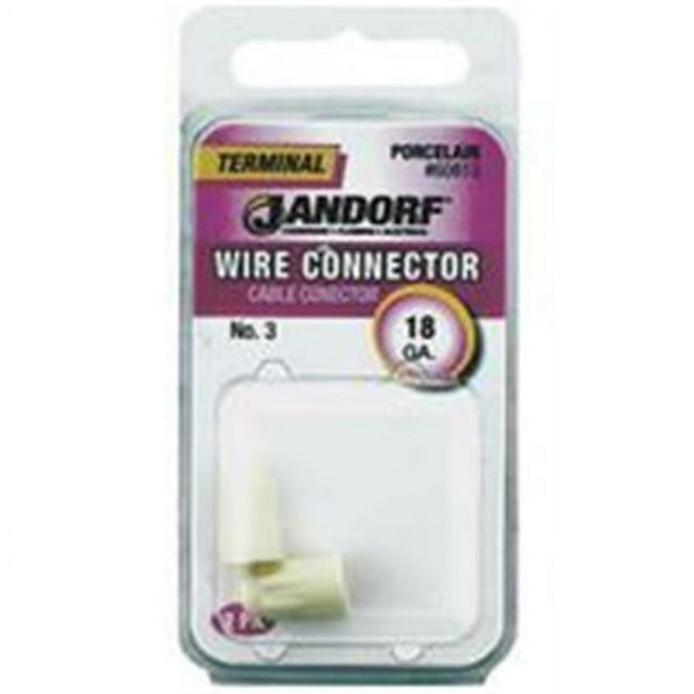 Jandorf Specialty Hardw Term Wire Cnctr 18 Porc N3 60813 - Walmart.com