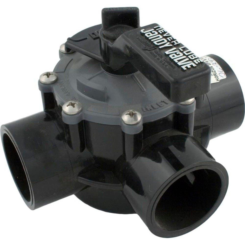 Jandy NeverLube Three Port Valve 1 1/2in.-2in. Positive Seal with ...