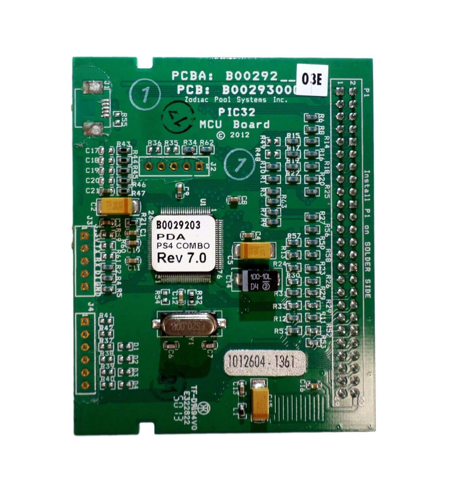 Jandy Zodiac R0586103 AquaLink PDA-PS4 Rev 7.0 Replacement CPU B0029203 ...