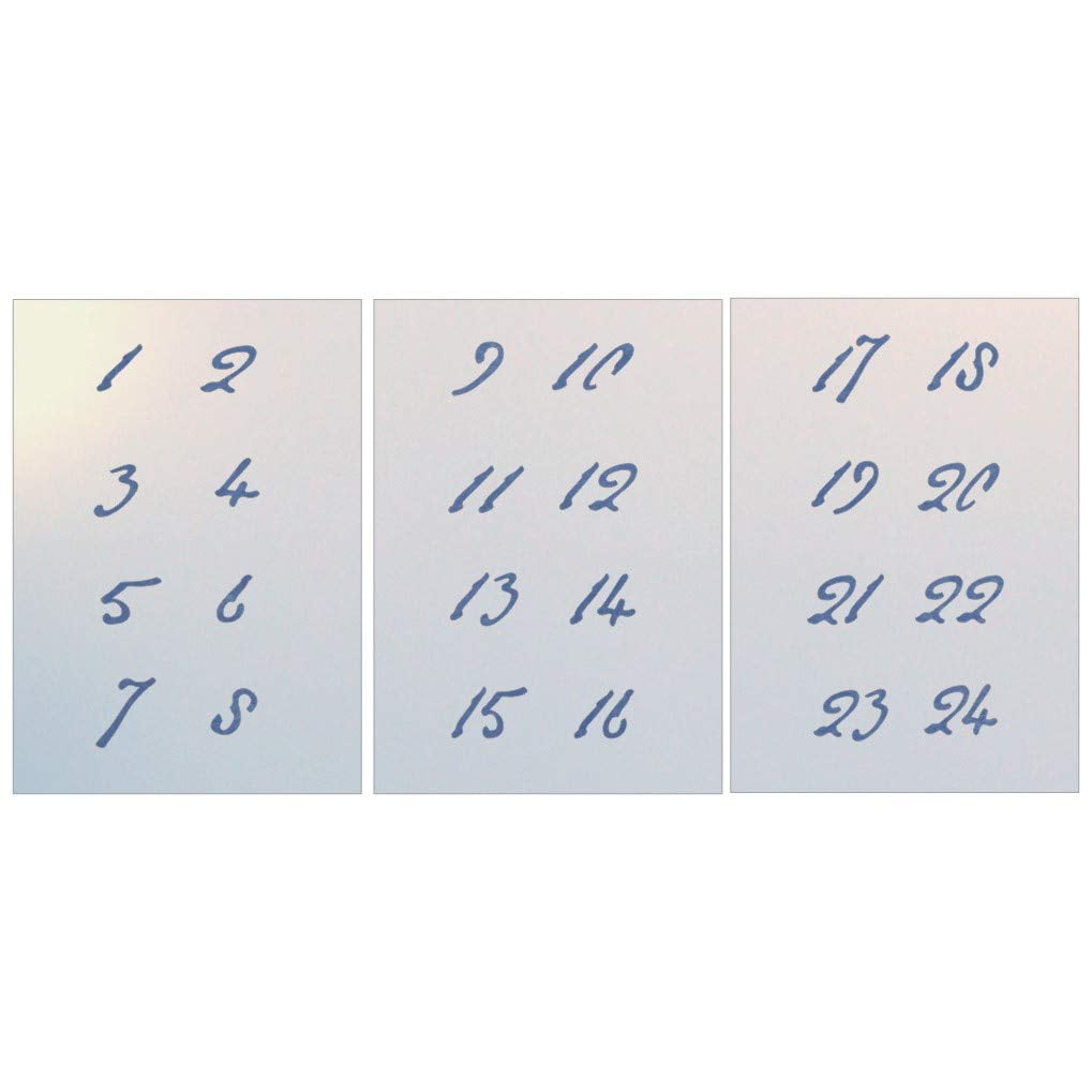 Jane Austen Numbers Stencil - English Novelist Romance Love Valentine ...