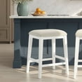 Jane Contemporary Transitional Wood Counter Height Kitchen Bar Stool in ...
