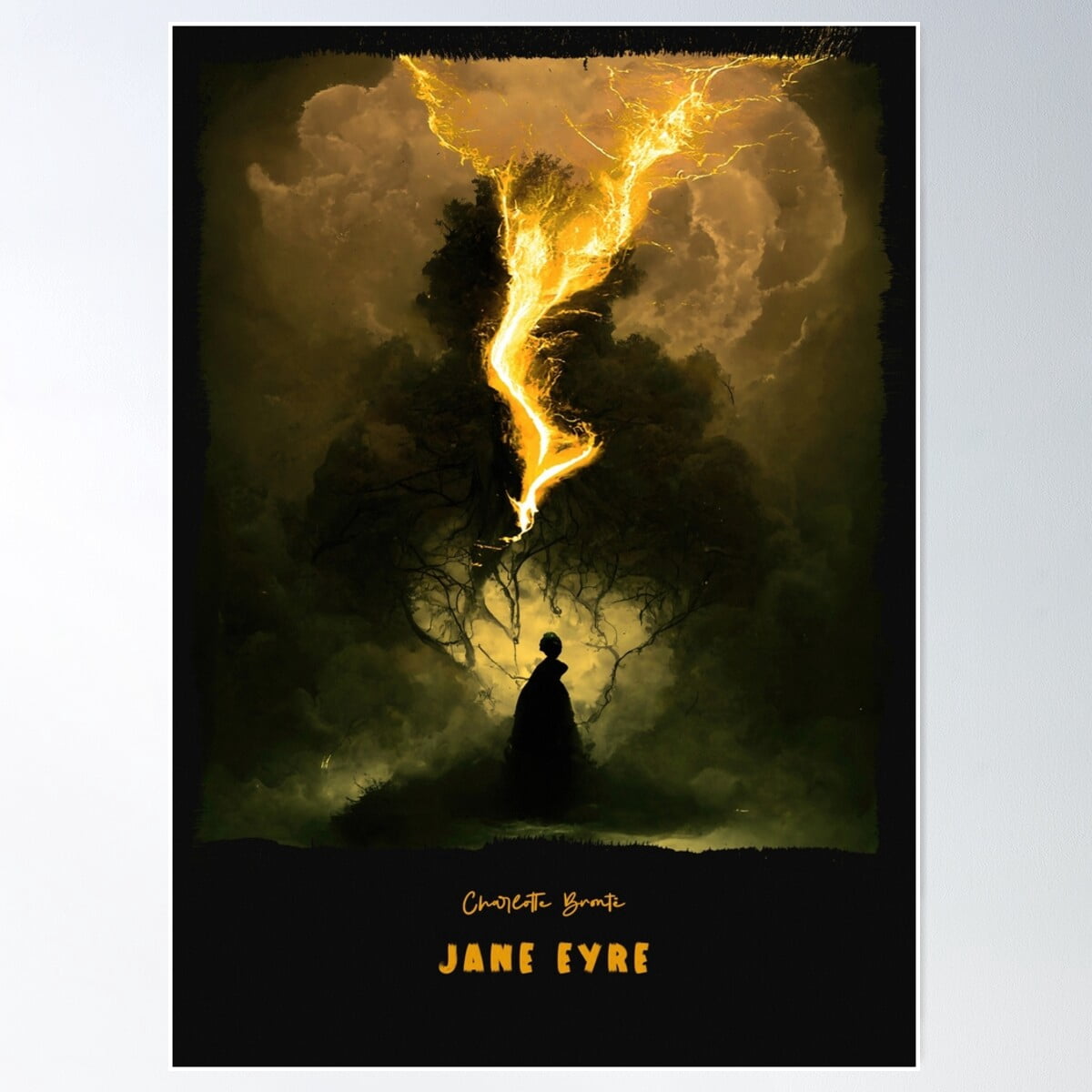 Jane Eyre Poster Wall Art, Modern Wall Decor For Living Room Bedroom ...