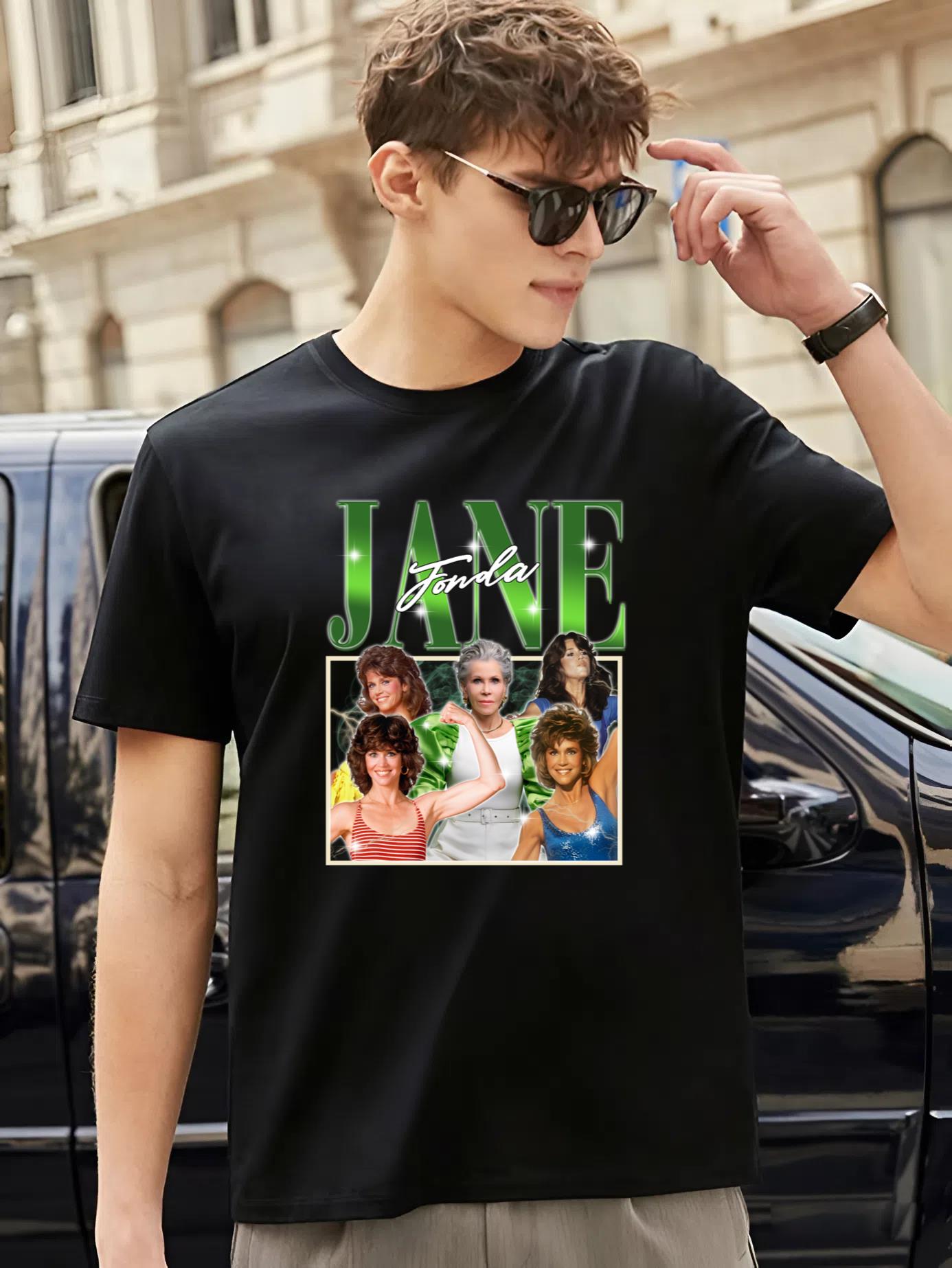 Jane Fonda Vintage 90s Actress Activist Homage Unisex Tee V61413, for ...
