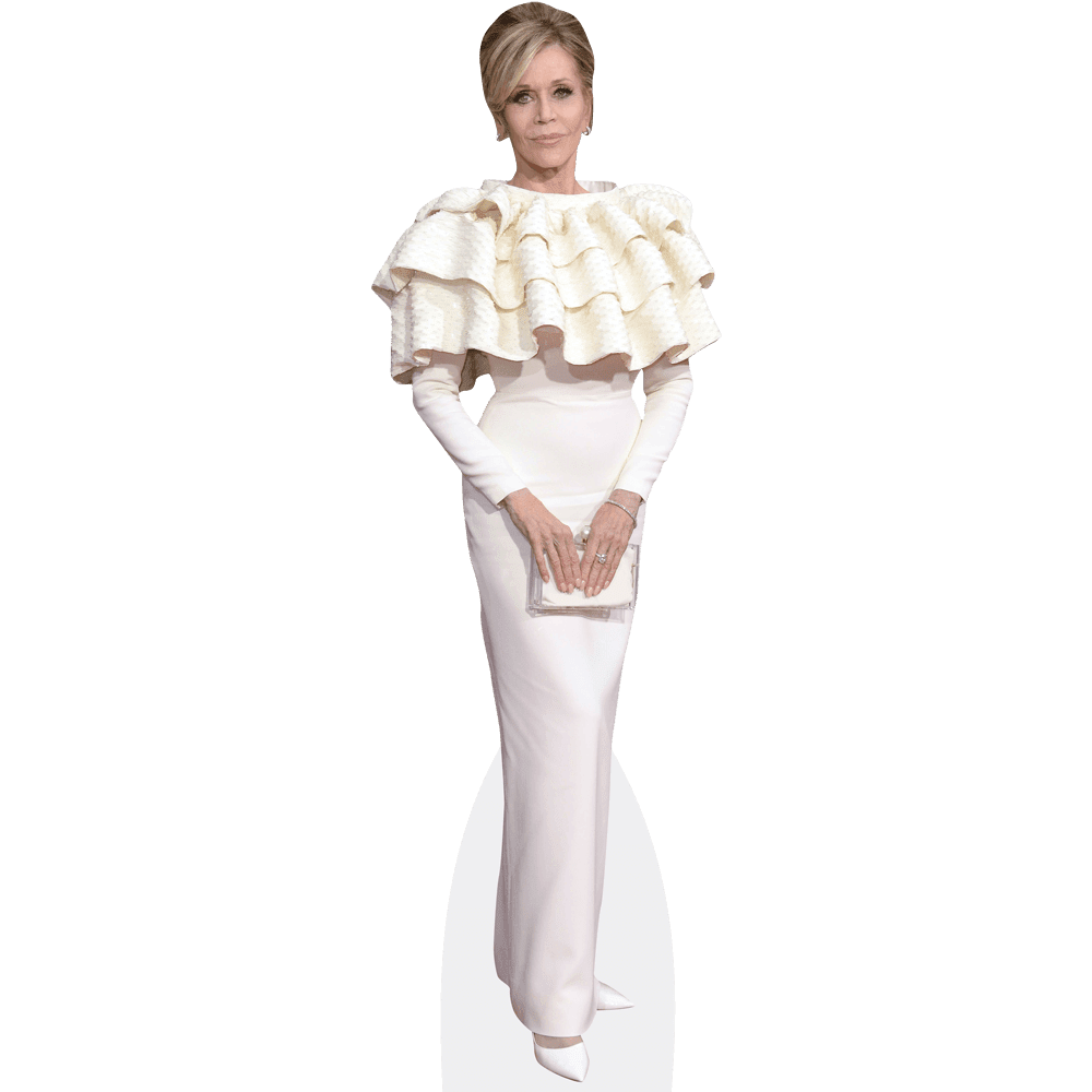 Jane Fonda (White Dress) Mini Size Cutout. Standee. - Walmart.com
