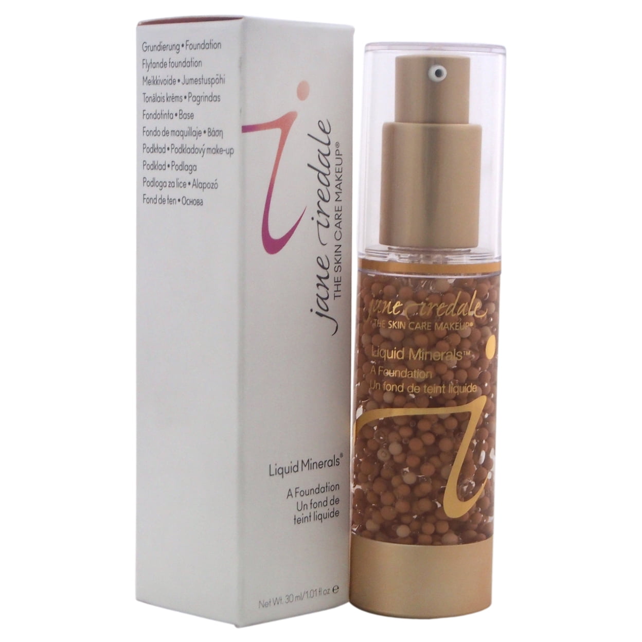 Jane Iredale Liquid Minerals Foundation (Suntan - 1.01 oz) - Walmart.com
