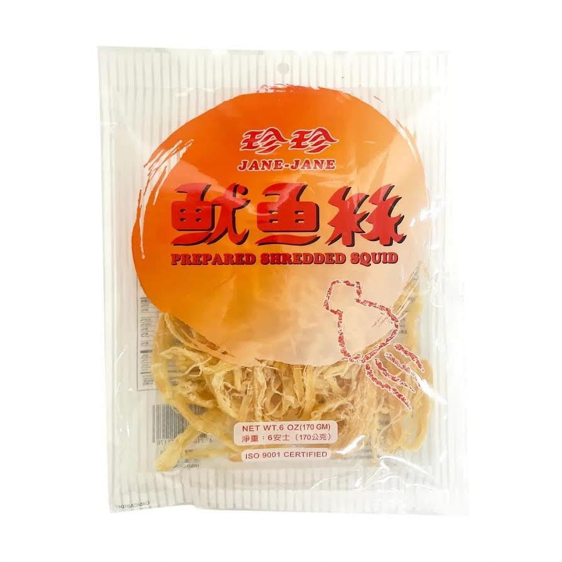 Jane-Jane Prepared Shredded-Squid 170g - Walmart.com