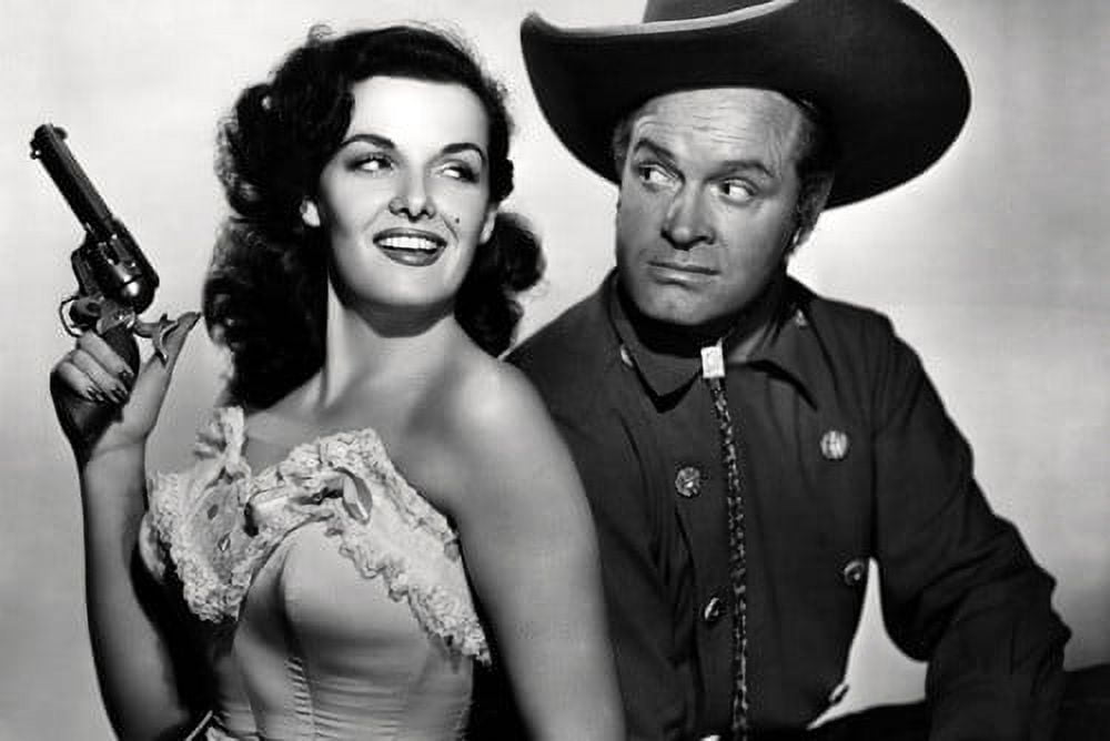 Jane Russell Holding Gun Bob Hope In Stetson The Paleface 24x36 Poster ...