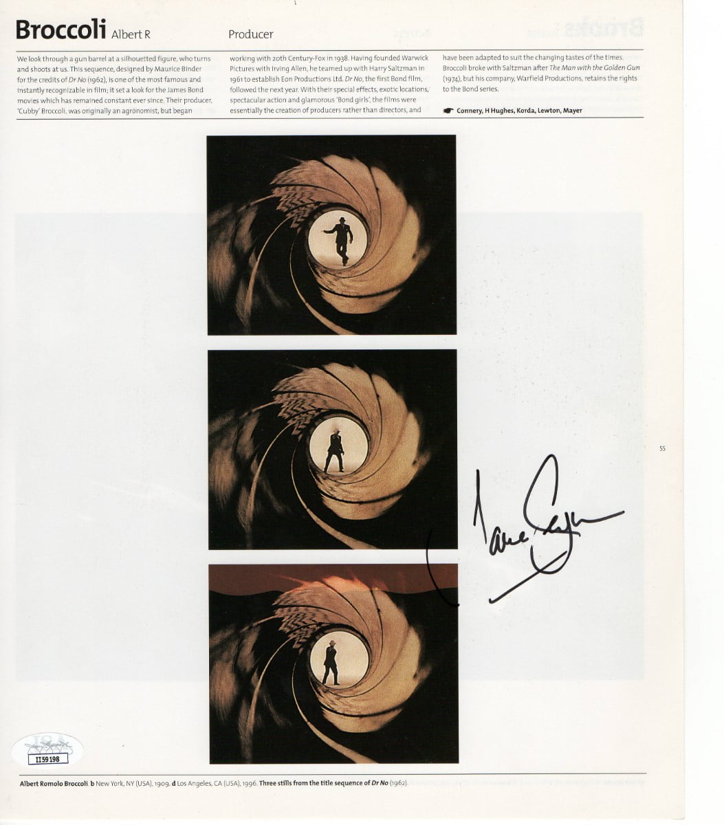 Jane Seymour Signed Autographed Book Page Photo Live and Let Die JSA ...