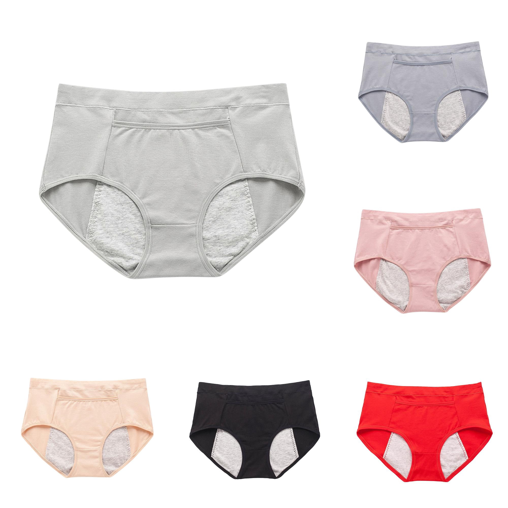 Jane Wardrobe Women's Leakproof Period Underwear, Mid Waist Side ...