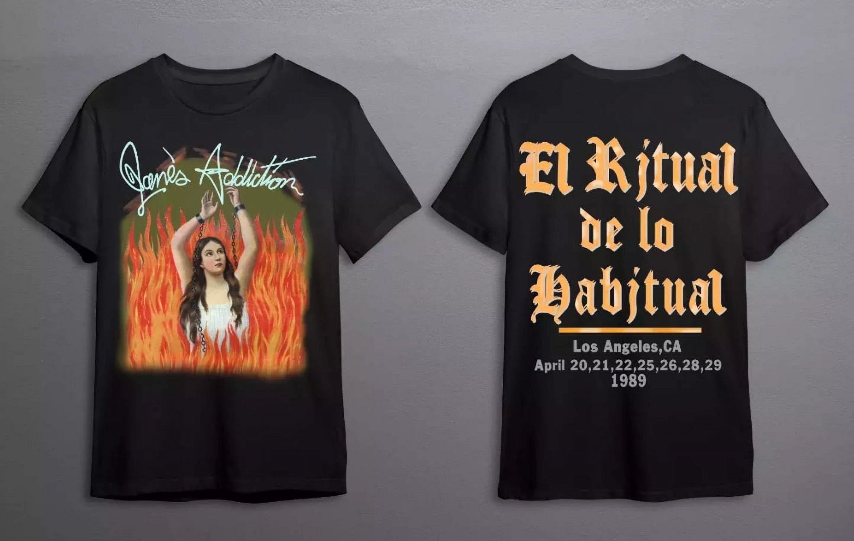 Jane's Addiction 1989 Ritual De Lo Habitual Tour T-Shirt - Walmart.com