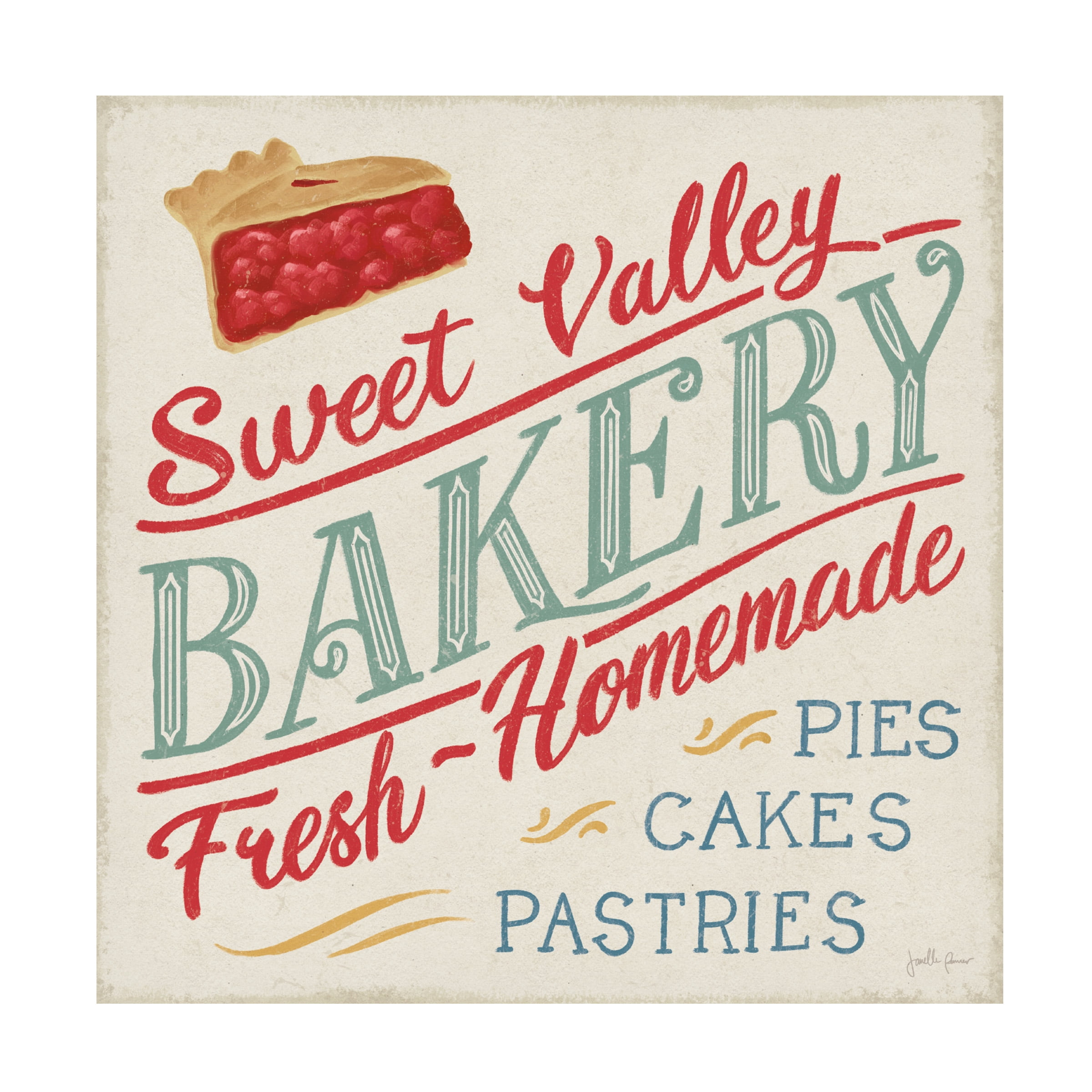 Janelle Penner 'Berry Breeze VI' Canvas Art - Walmart.com